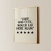 Chef Was Cute Print, Funny Kitchen Wall Art, Retro Dining Room Poster ...