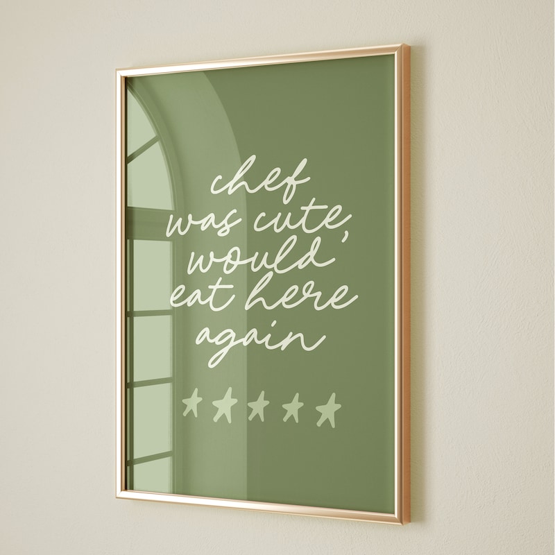 Chef Was Cute - Etsy