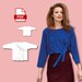 Simple Blouse Pattern Pdf Blouse Loose Pattern Easy Sewing Pattern for ...