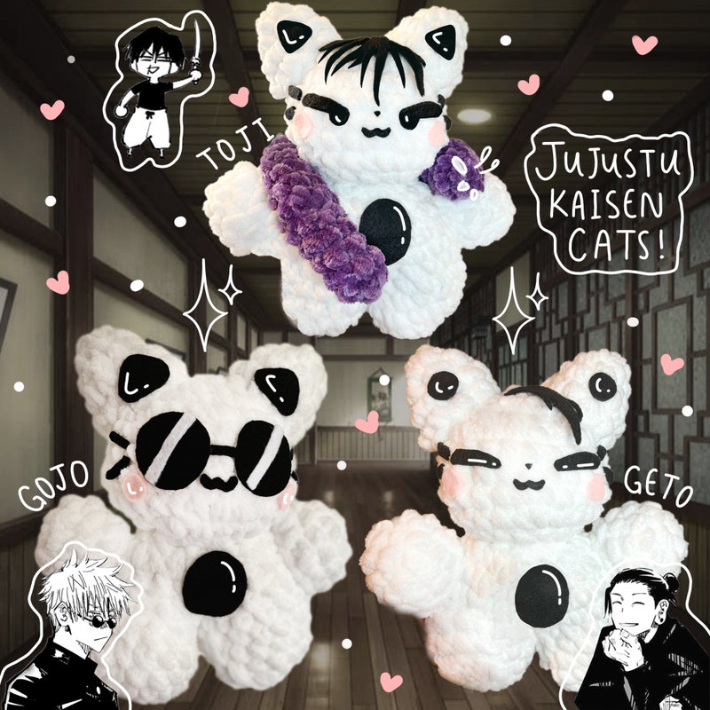 Cat Gojo Plush - Etsy