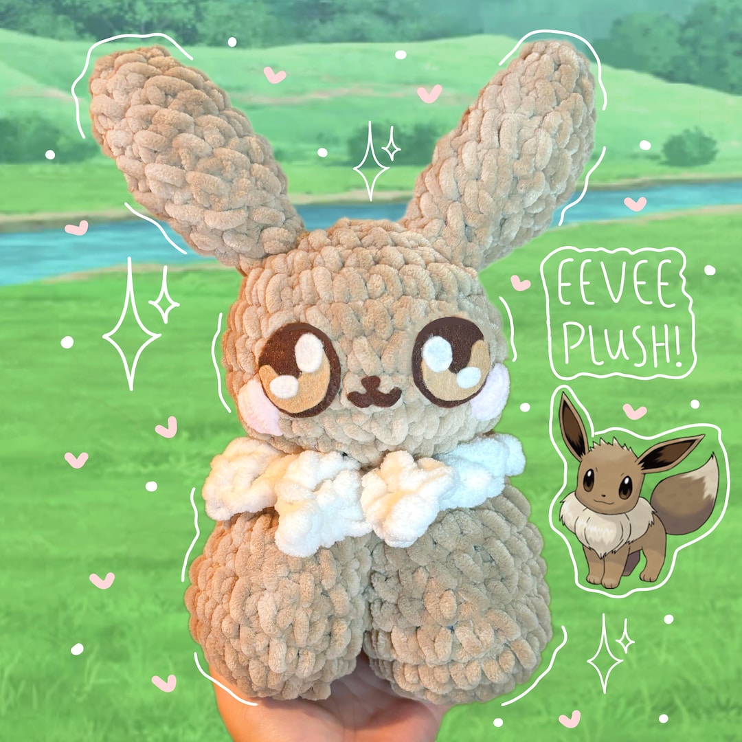 Eevee Pokémon Crochet Plush - Etsy