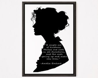 Amelia Earhart Quote Wall Art - Etsy