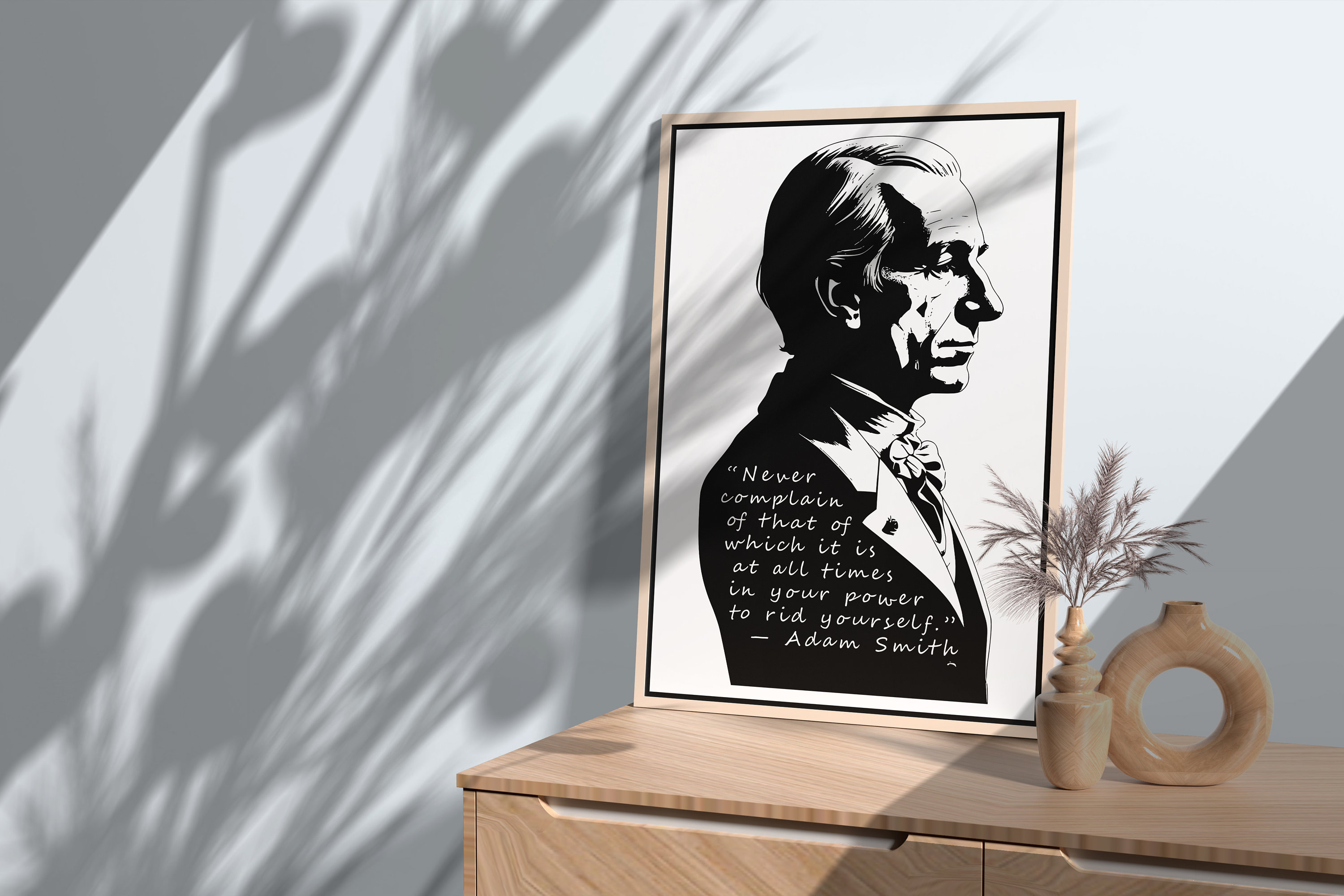 Adam Smith Quote Wall Art | Motivational Print | Digital Poster | Home ...