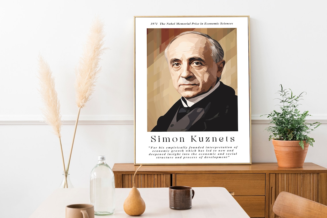 Buy Simon Kuznets Nobel Laureate Portrait: Economics Wall Decor ...