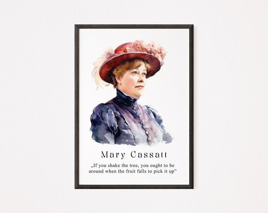 Mary Cassatt Digital Watercolour Poster - Motivational Art ...