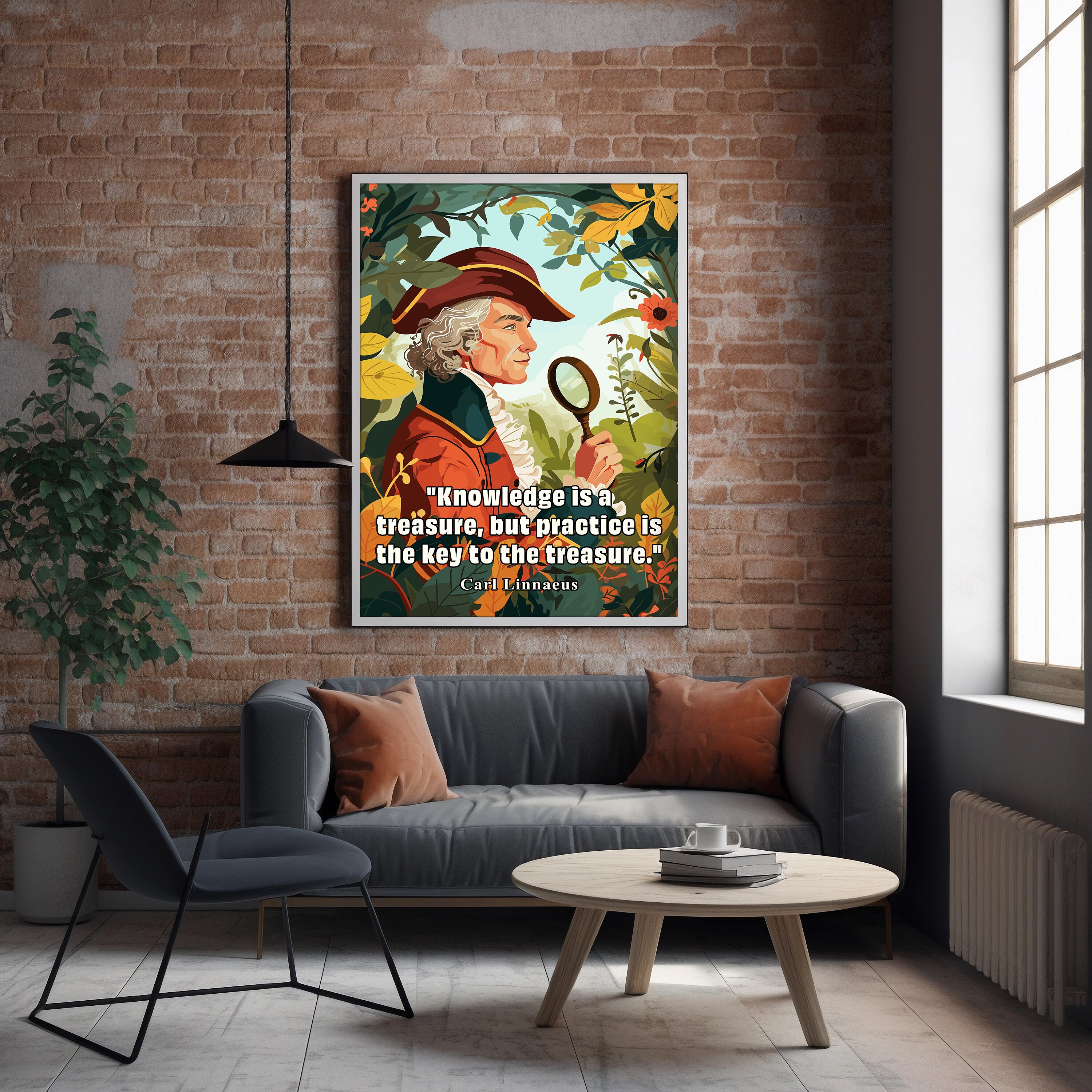 The History Icons Carl Linnaeus Empowering Poster for Teenagers Perfect ...