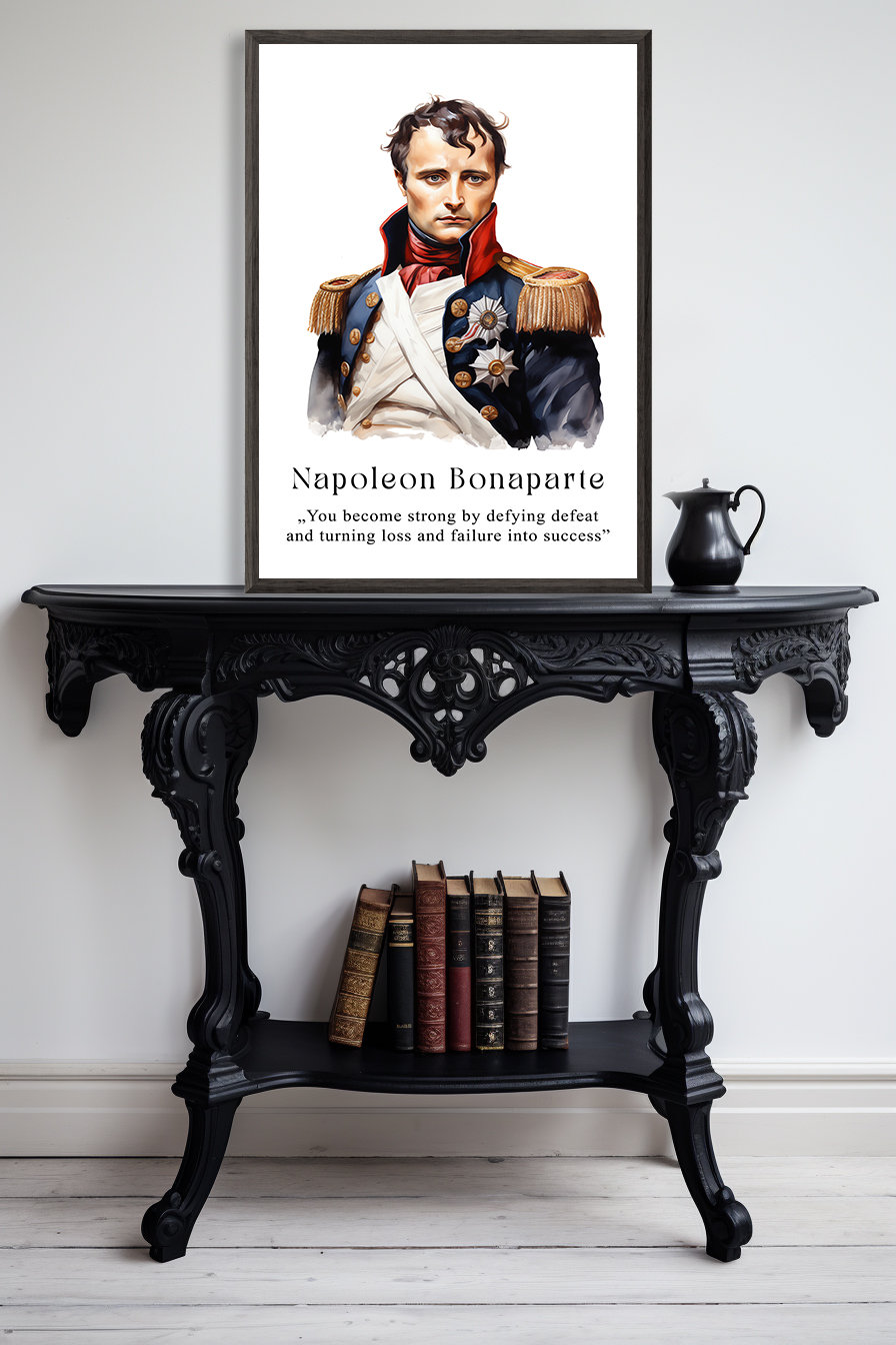 The History Icons Napoleon Bonaparte Empowering Quote for Kids and ...