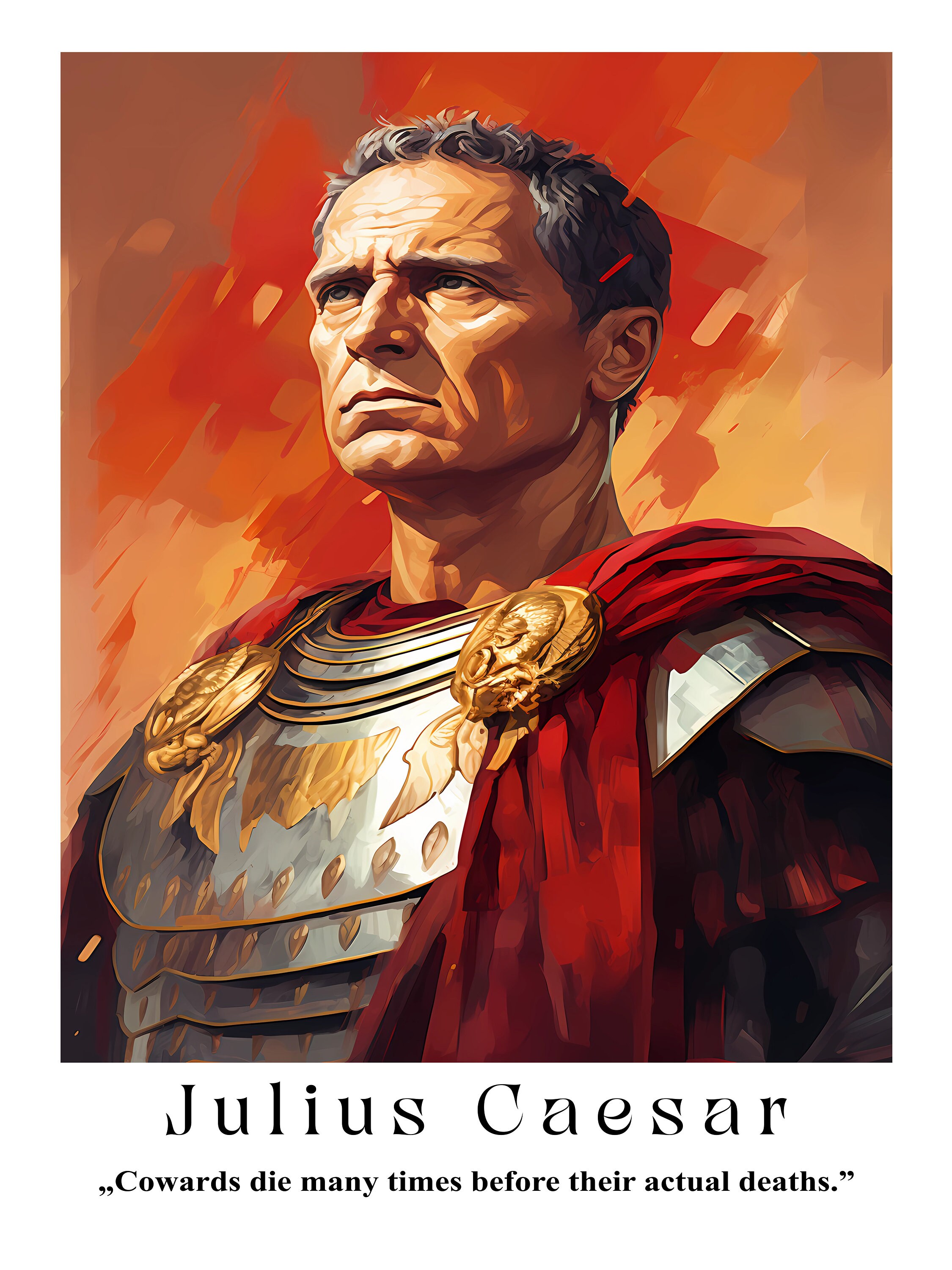 Captivating Digital Portrait of Julius Caesar - A Symbol of Historical ...