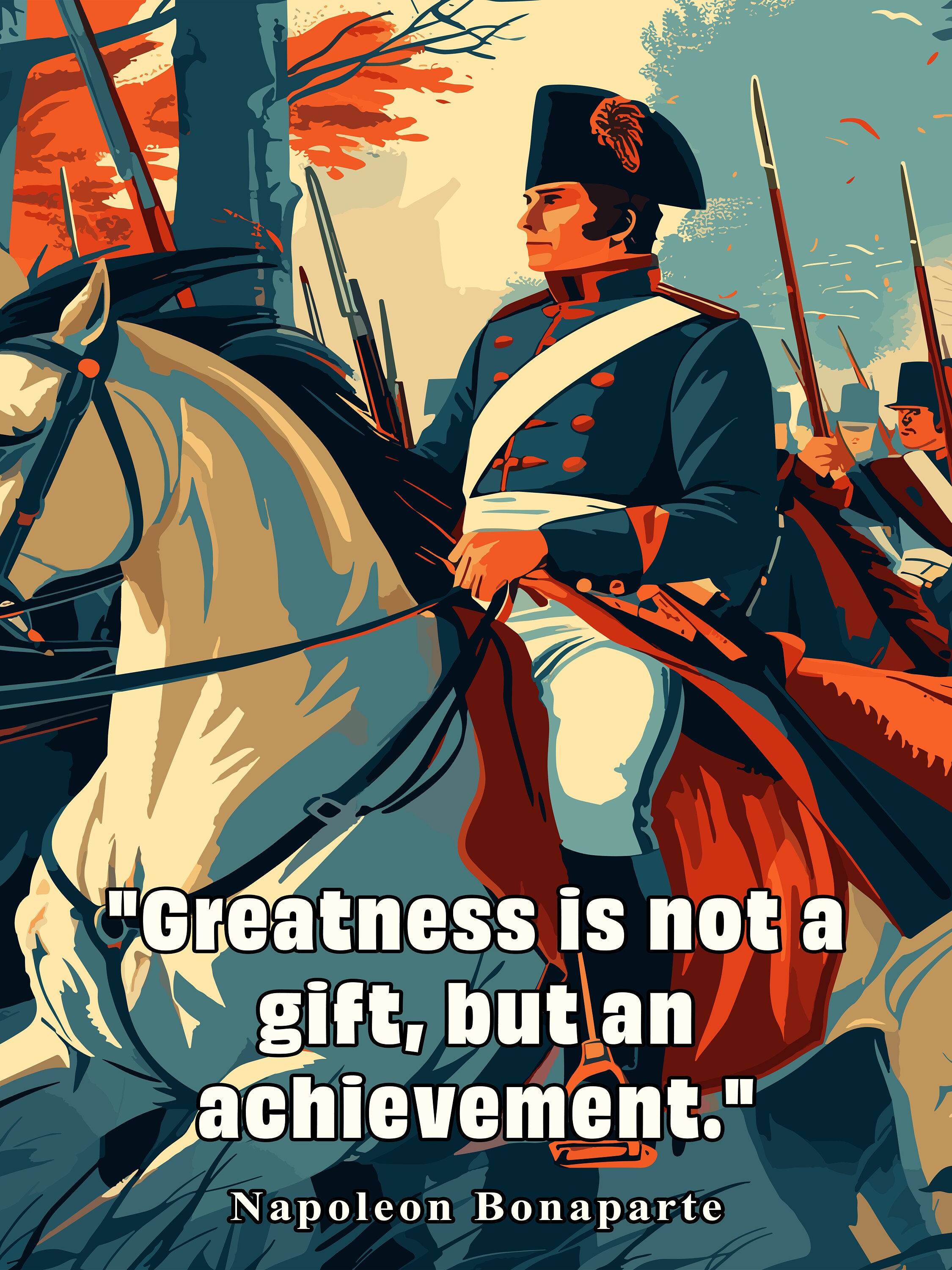 Napoleon Bonaparte - the History Icons - Empowering Poster for ...