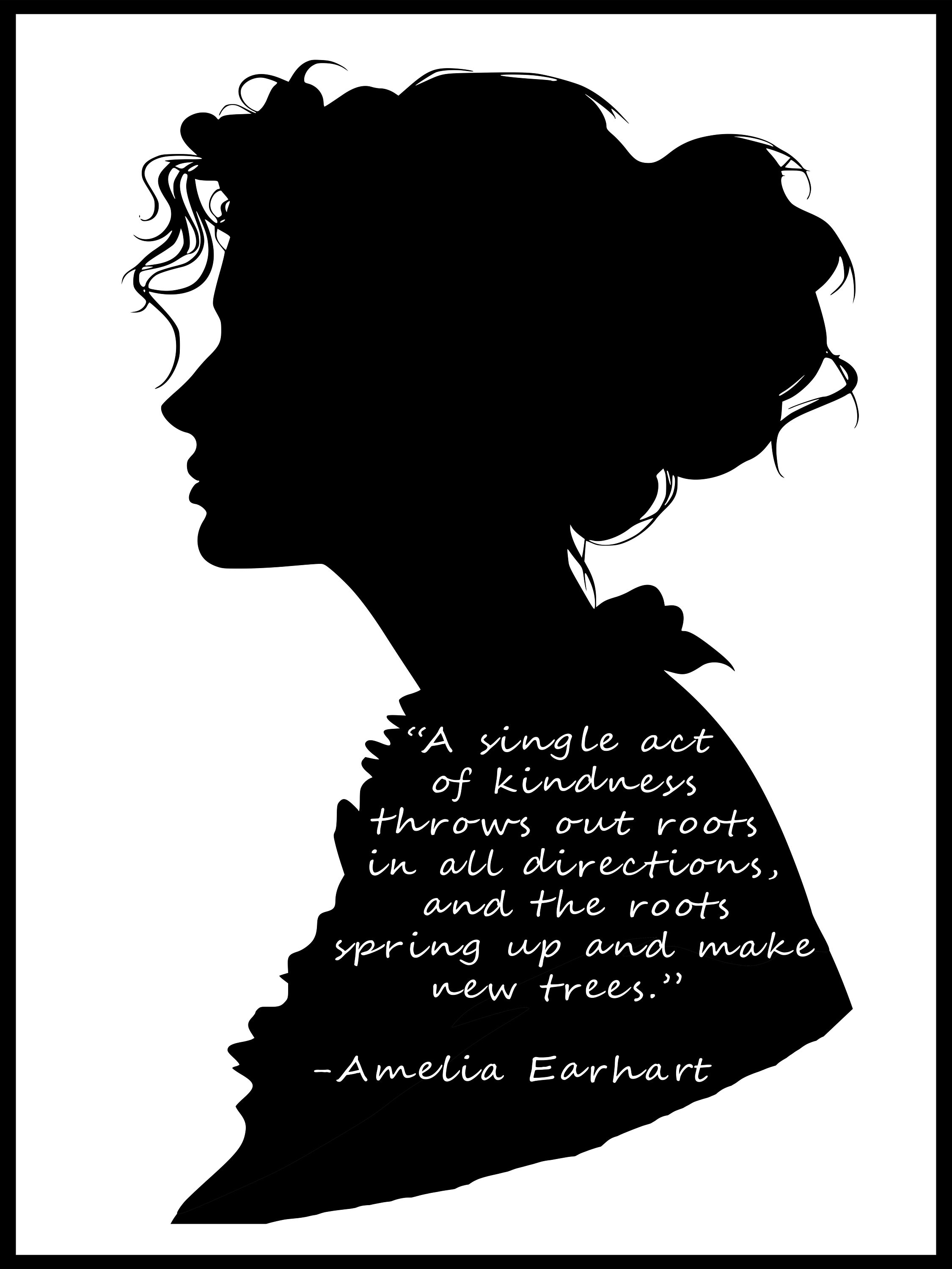 Amelia Earhart Quote Wall Art | Motivational Print | Digital Poster ...