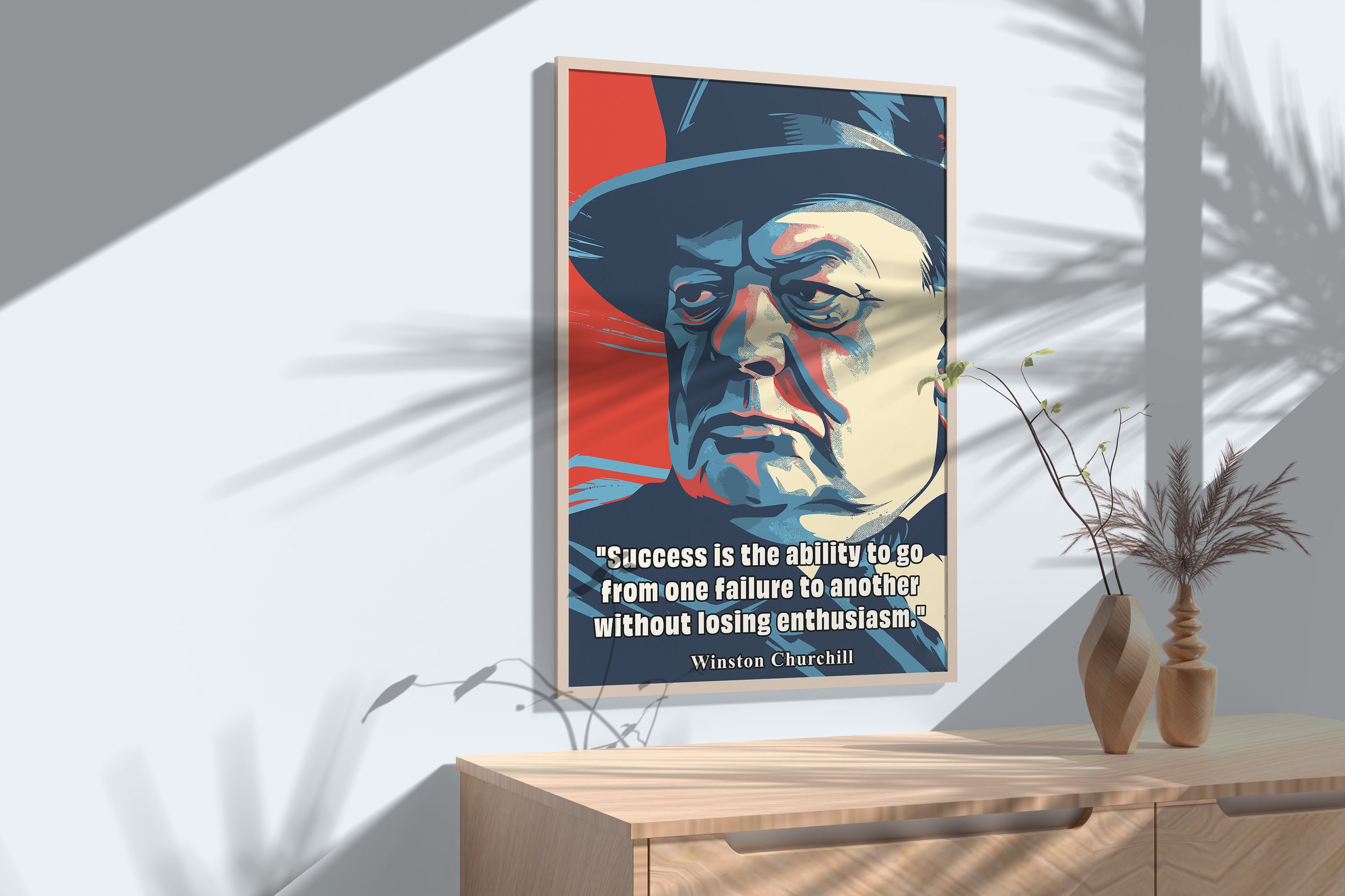 Winston Churchill - the History Icons - Empowering Poster, Classrooms ...