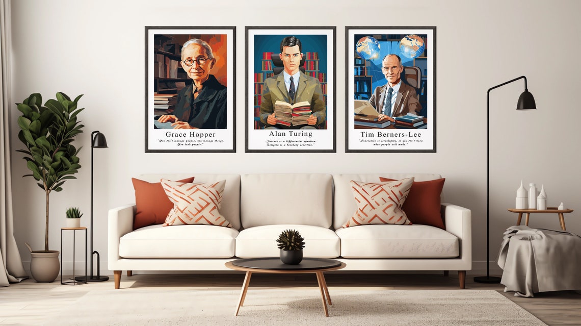 Computer Science Pioneers: Grace Hopper, Alan Turing, Tim Berners-lee ...