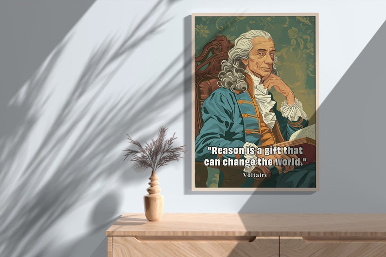 The History Icons - Voltaire - Empowering Poster for Teenagers ...