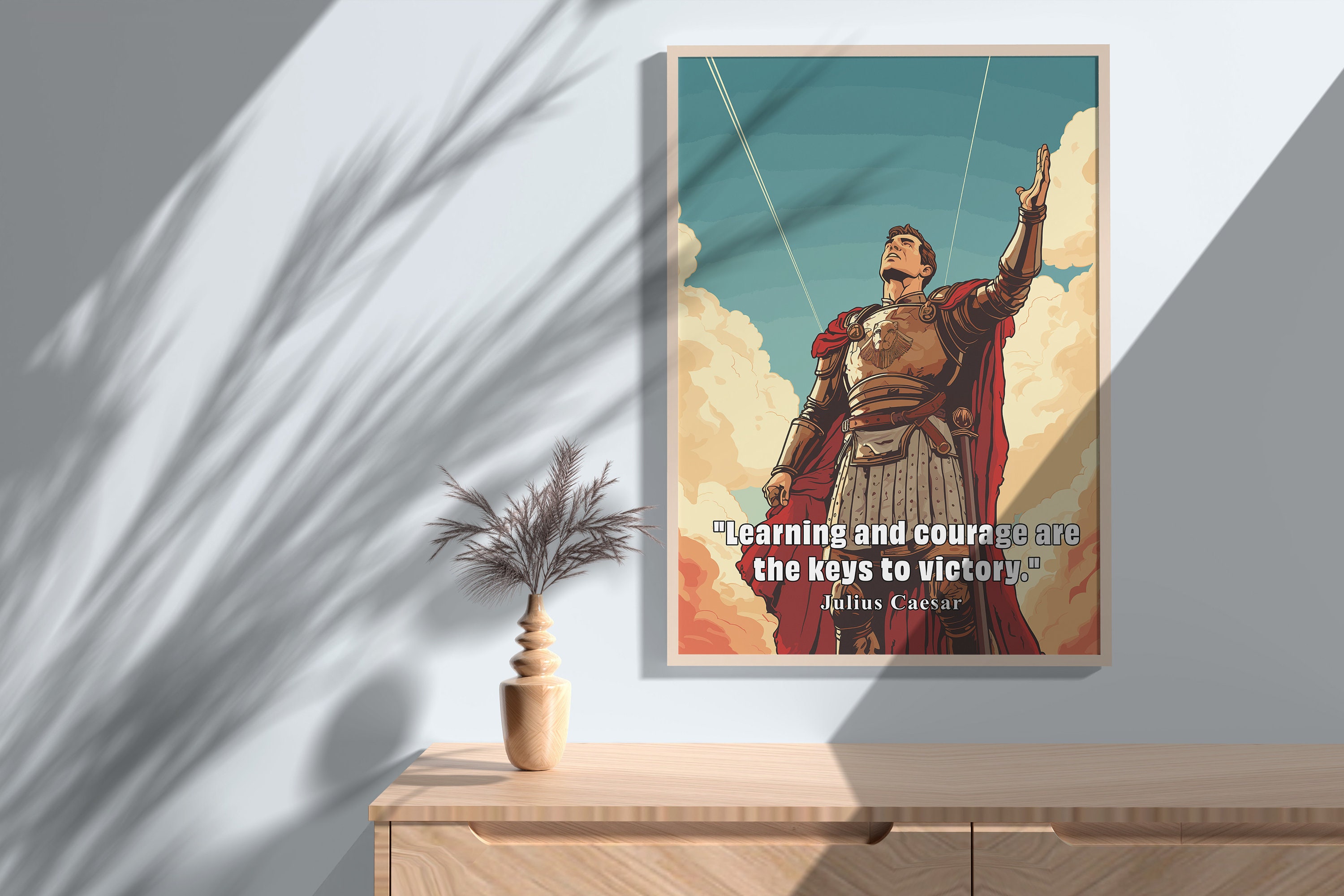 The History Icons Julius Caesar Empowering Quote for Kids and Teenagers ...