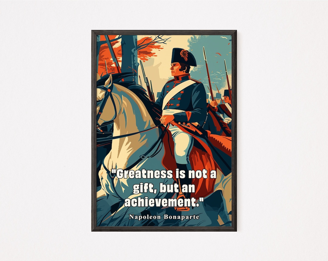 Napoleon Bonaparte - the History Icons - Empowering Poster for ...