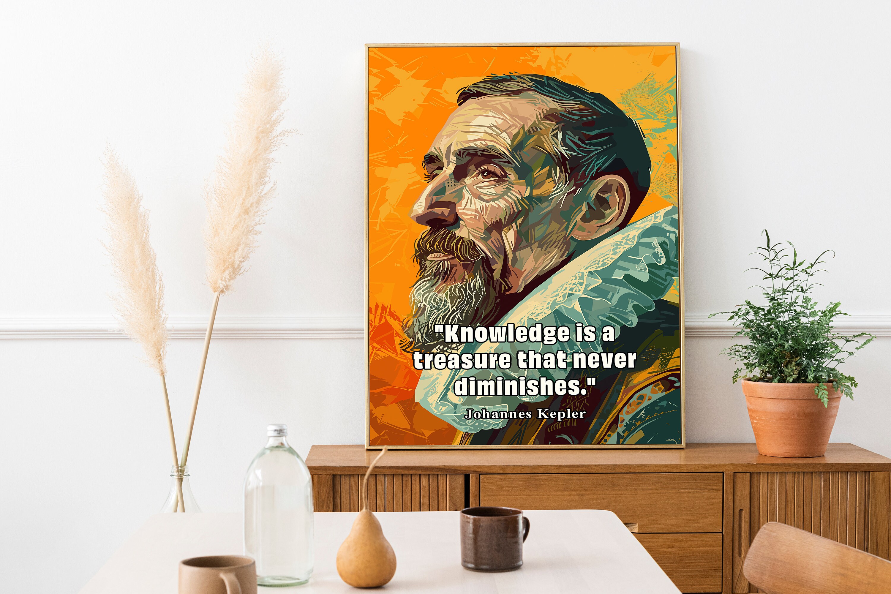 The History Icons - Johannes Kepler - Empowering Poster for Kids and ...