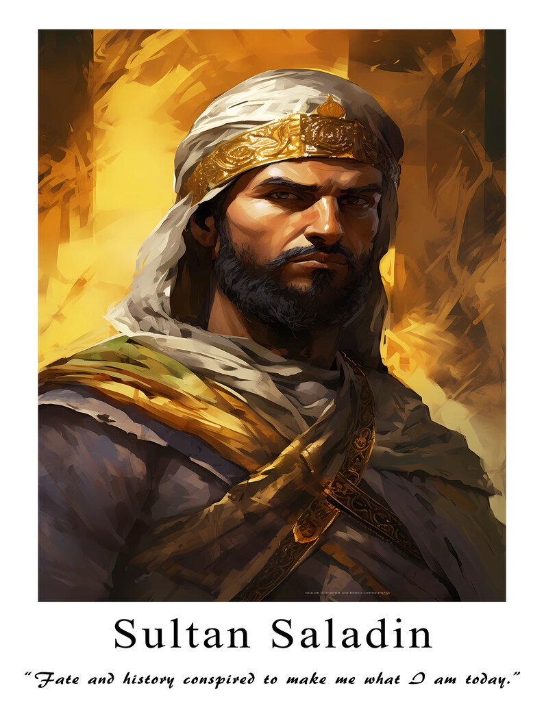 The History Icons - Sultan Saladin - Empowering Quote for Kids and Teenagers - Perfect for ...