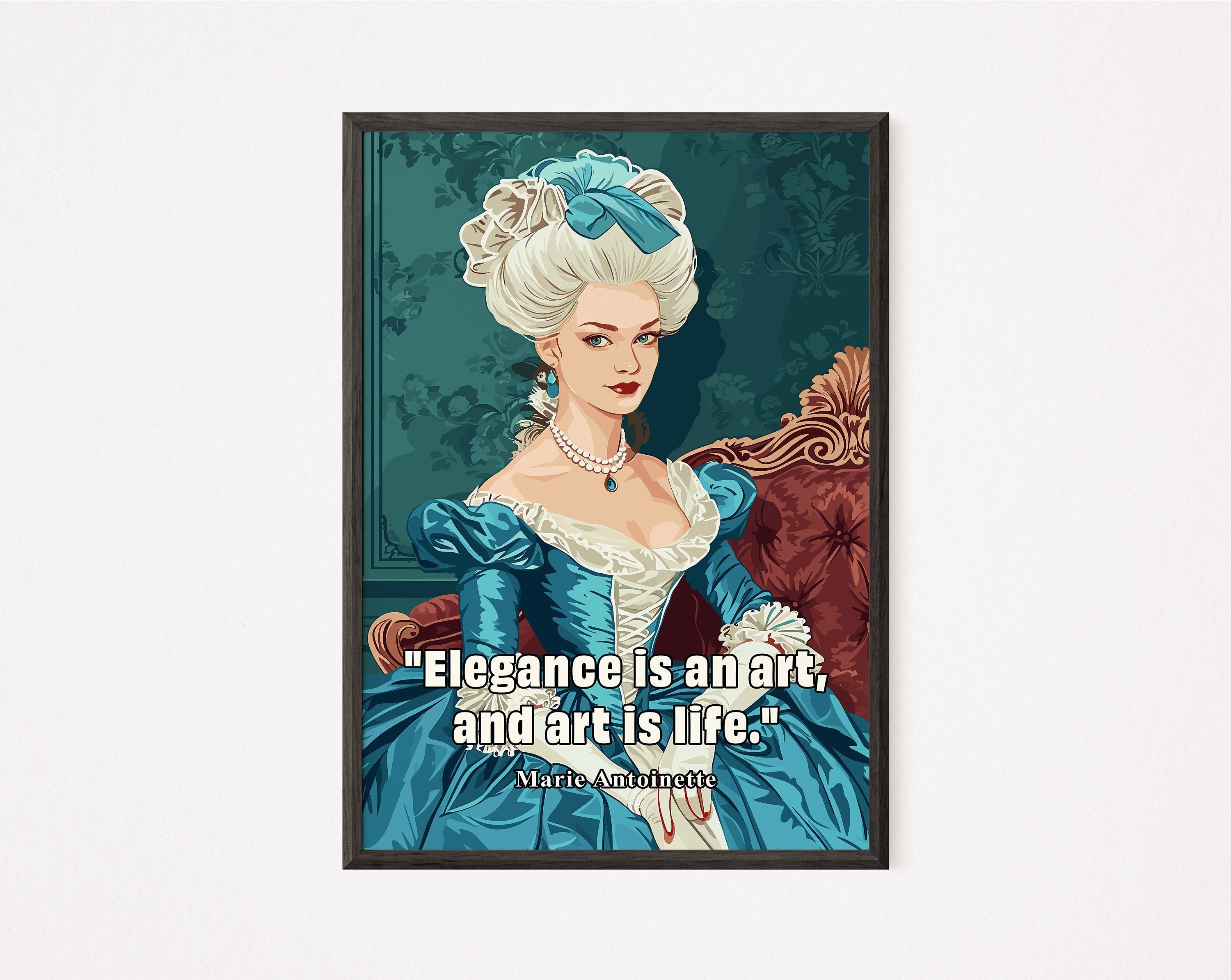 The History Icons Marie Antoinette Empowering Poster for Teenagers ...