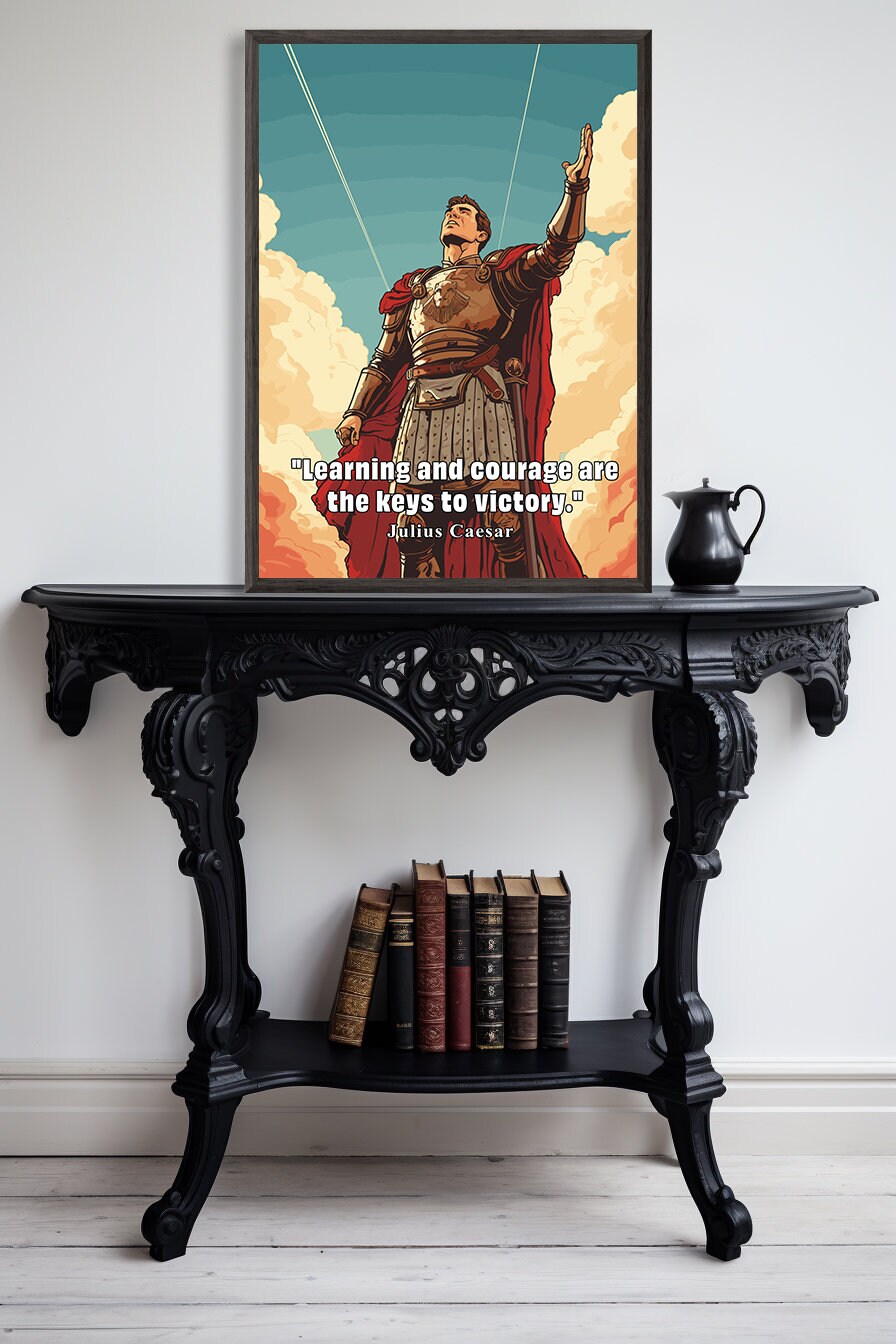 The History Icons Julius Caesar Empowering Quote for Kids and Teenagers ...