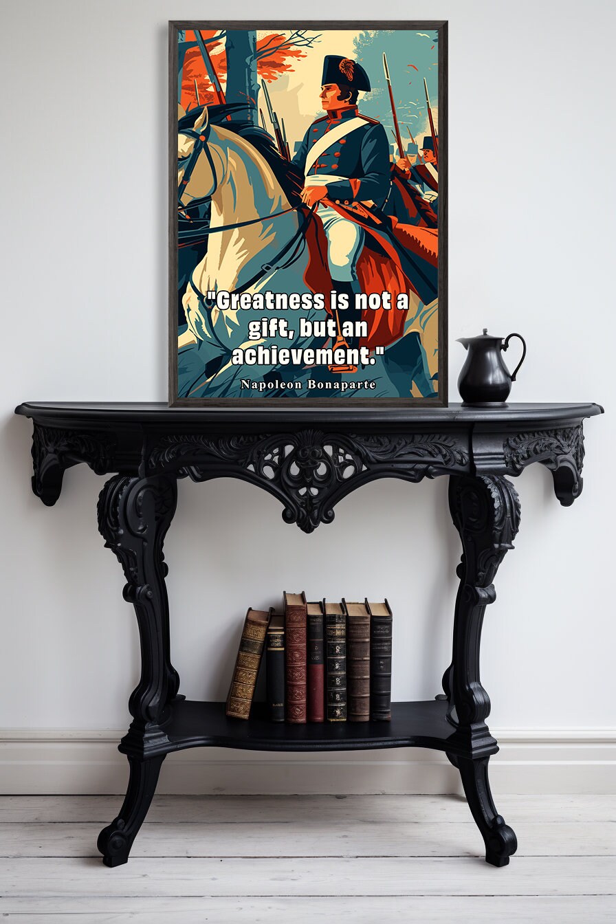 Napoleon Bonaparte - the History Icons - Empowering Poster for ...