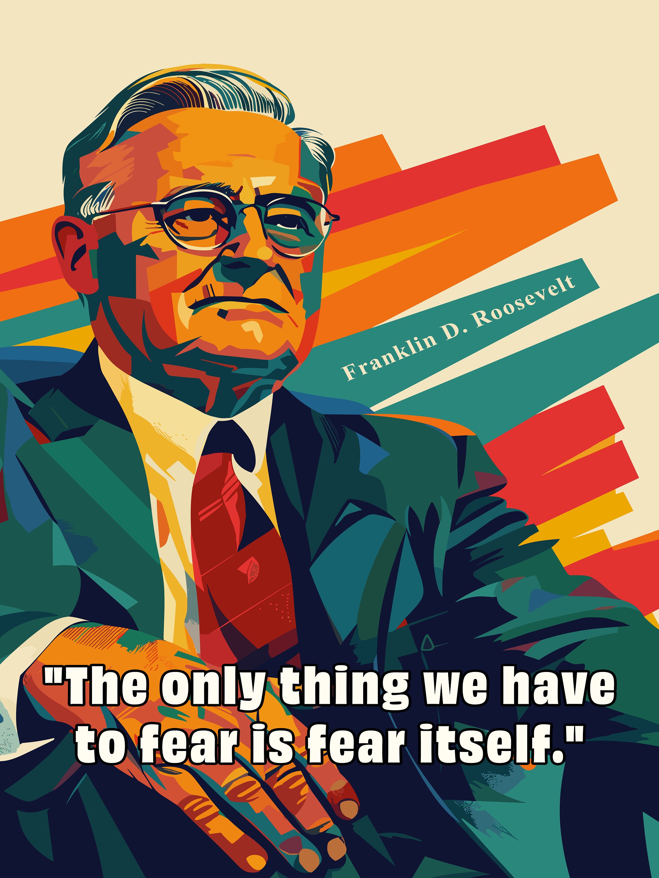 Franklin D. Roosevelt the History Icons Empowering Poster, Classrooms ...