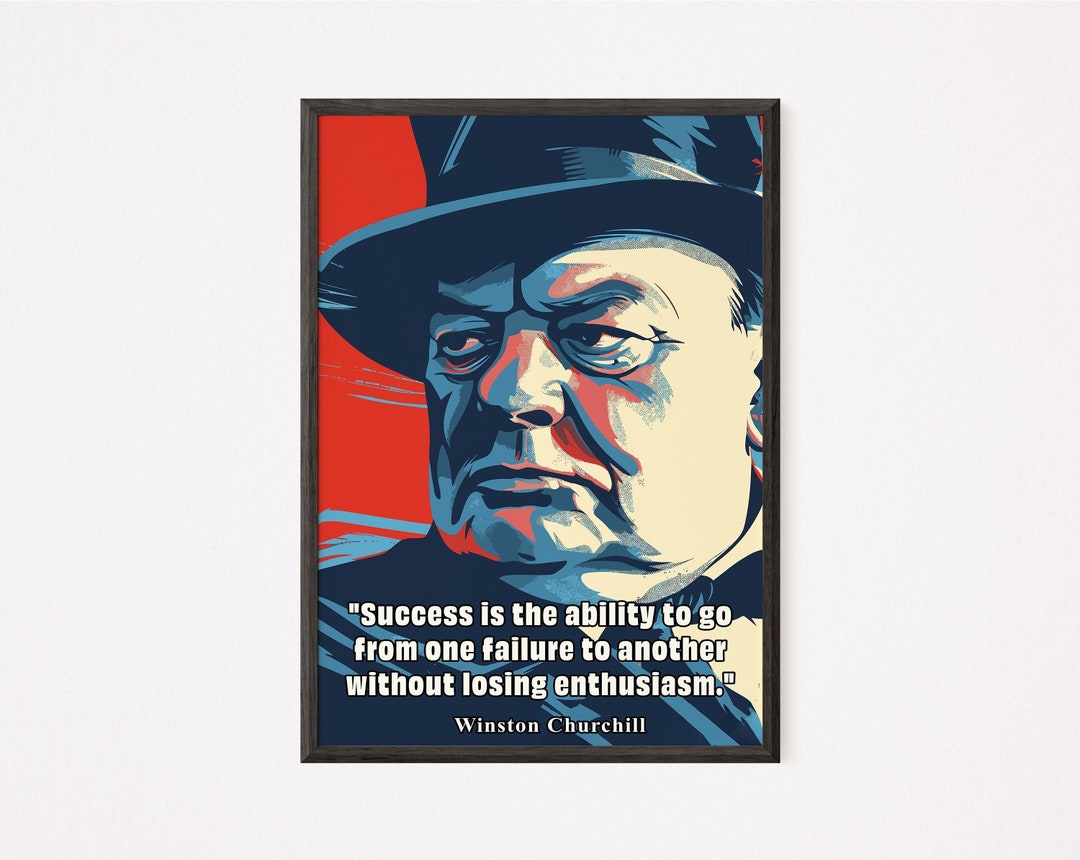 Winston Churchill - the History Icons - Empowering Poster, Classrooms ...