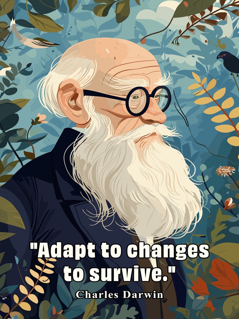 Charles Darwin the History Icons Empowering Poster for Teenagers ...