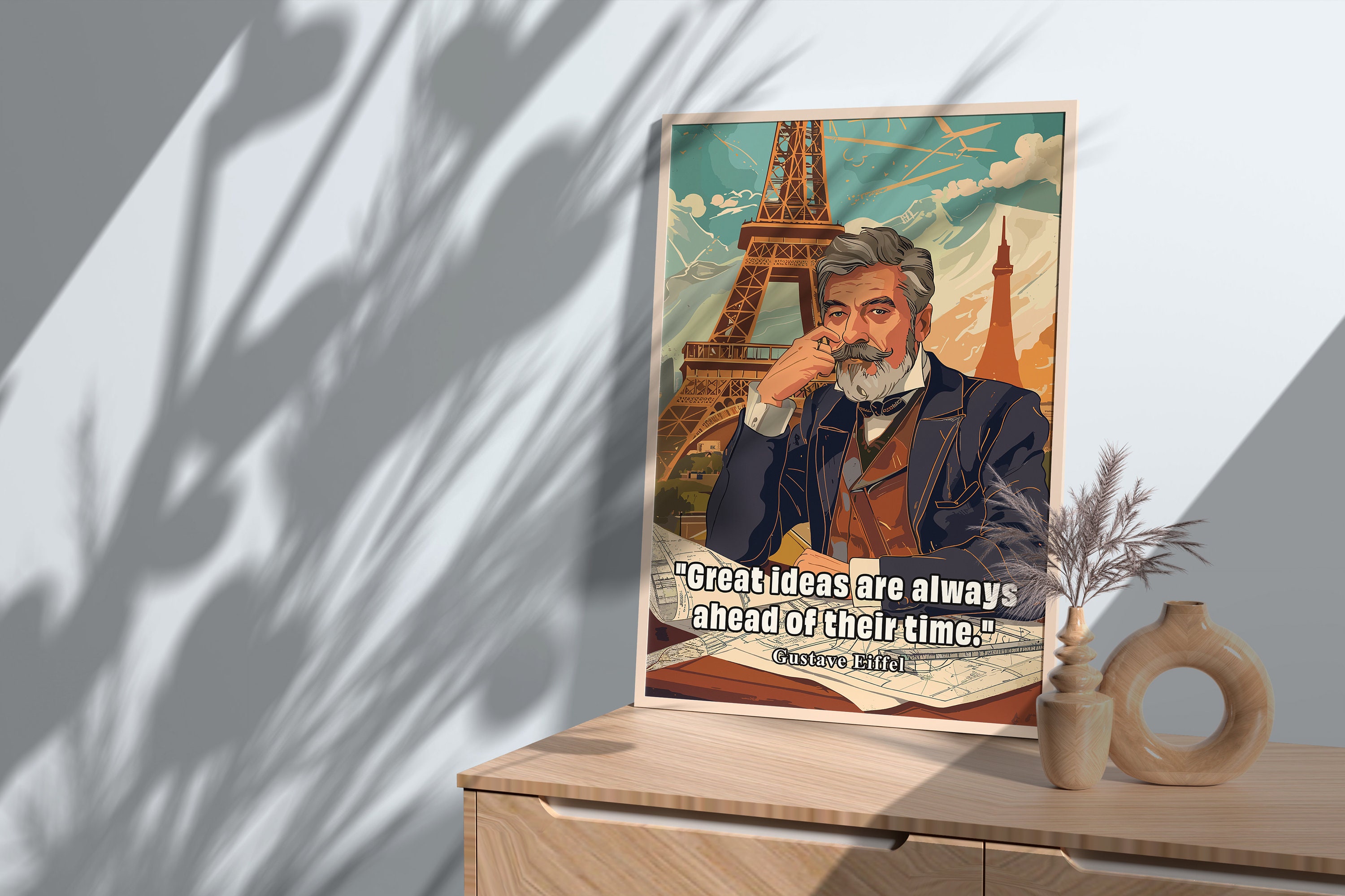 Gustave Eiffel the History Icons Empowering Poster for Teenagers ...