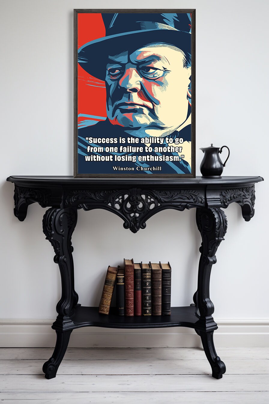 Winston Churchill - the History Icons - Empowering Poster, Classrooms ...