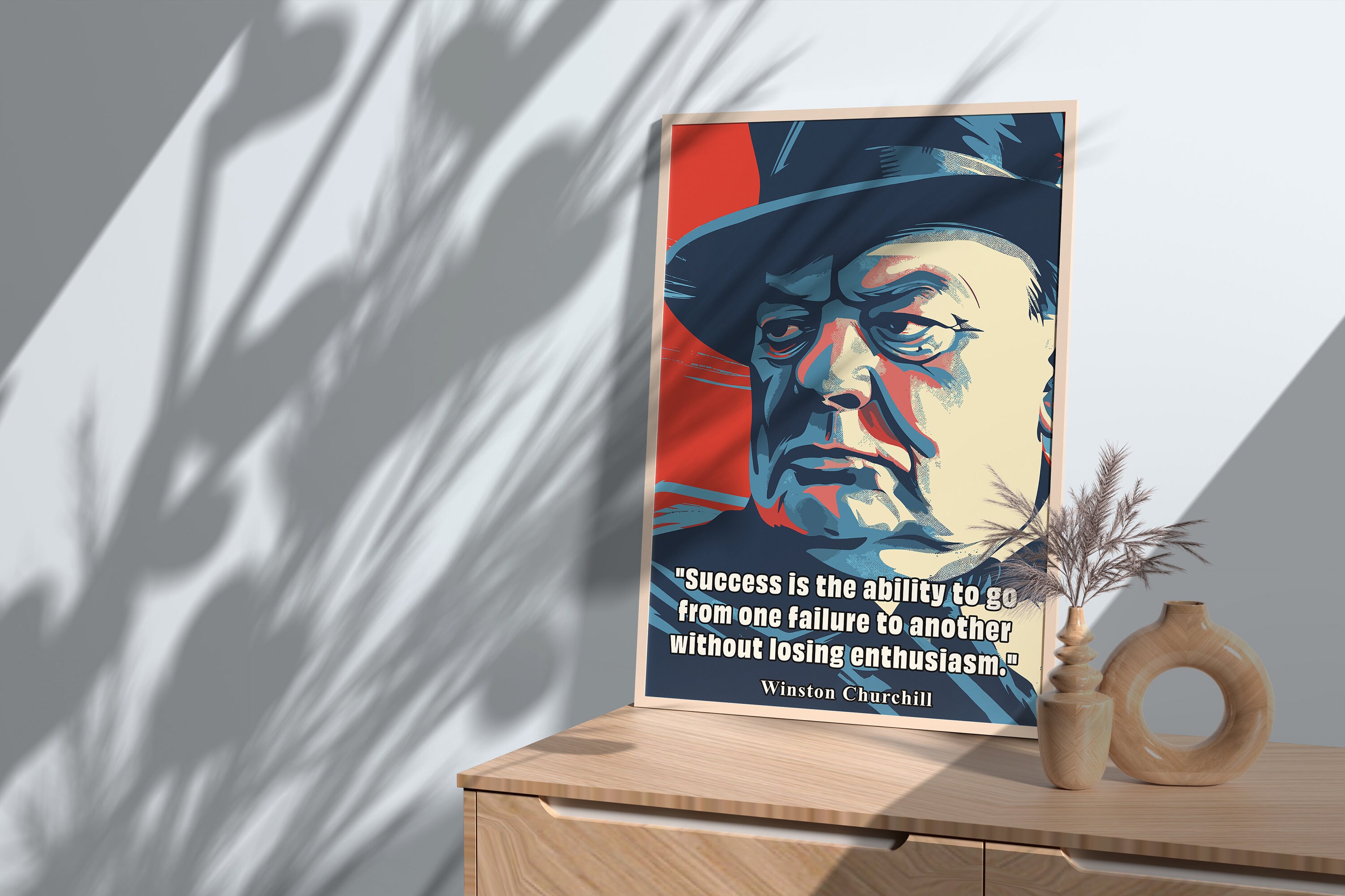 Winston Churchill - the History Icons - Empowering Poster, Classrooms ...