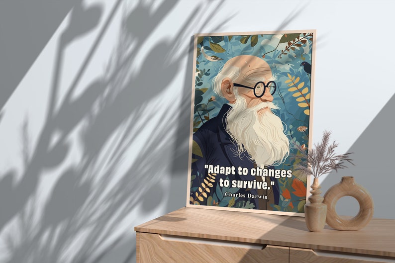 Charles Darwin - the History Icons - Empowering Poster for Teenagers ...