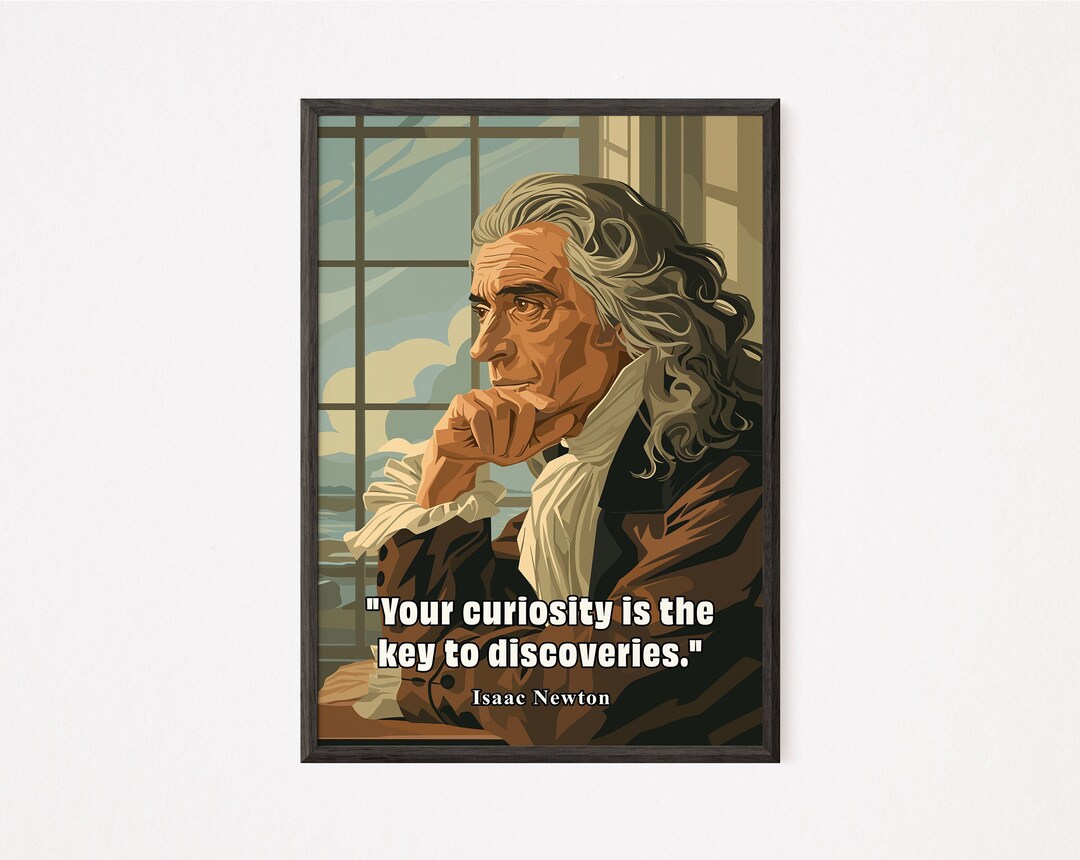 The History Icons - Isaac Newton - Empowering Poster for Kids and ...