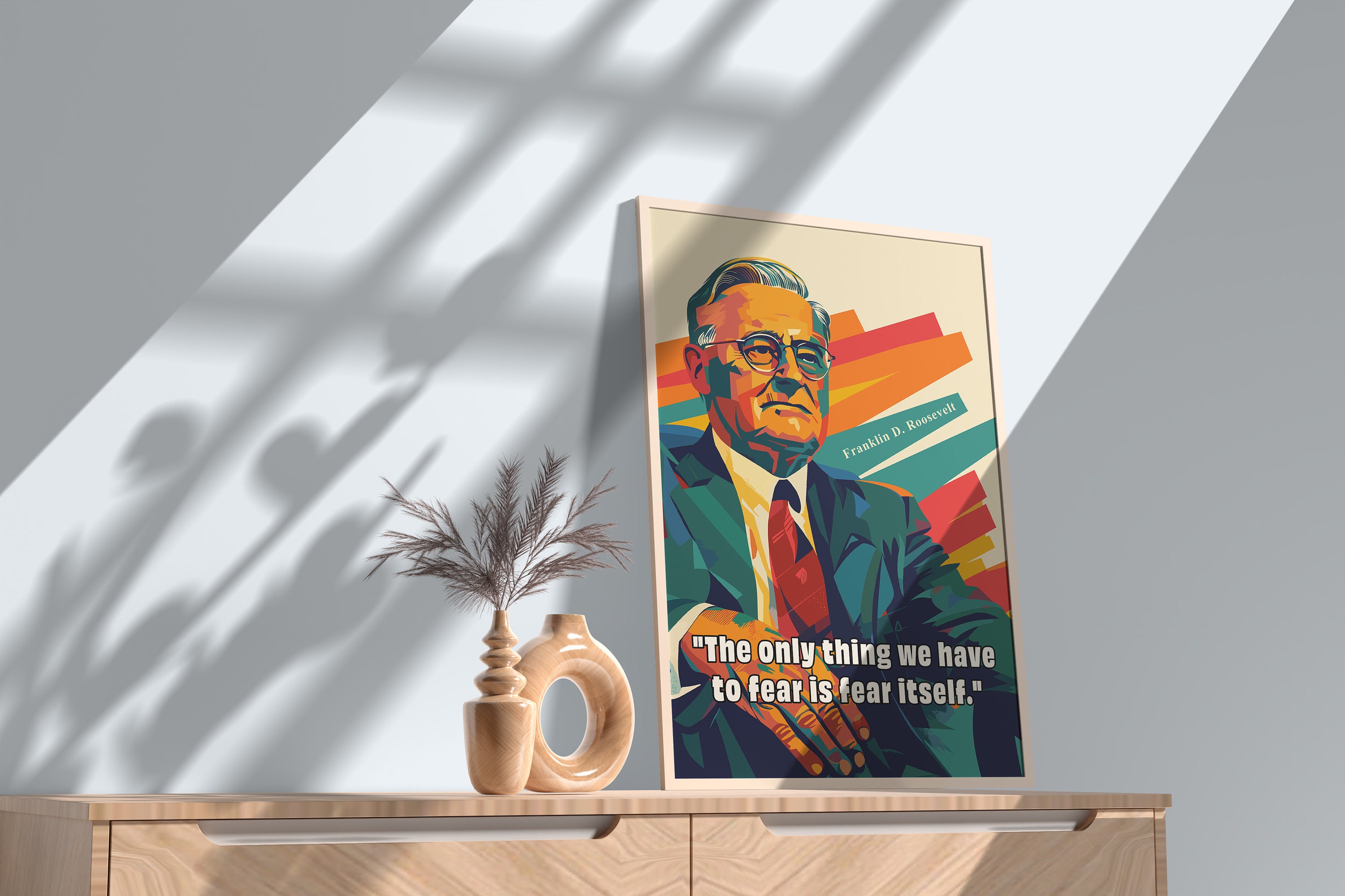 Franklin D. Roosevelt the History Icons Empowering Poster, Classrooms ...