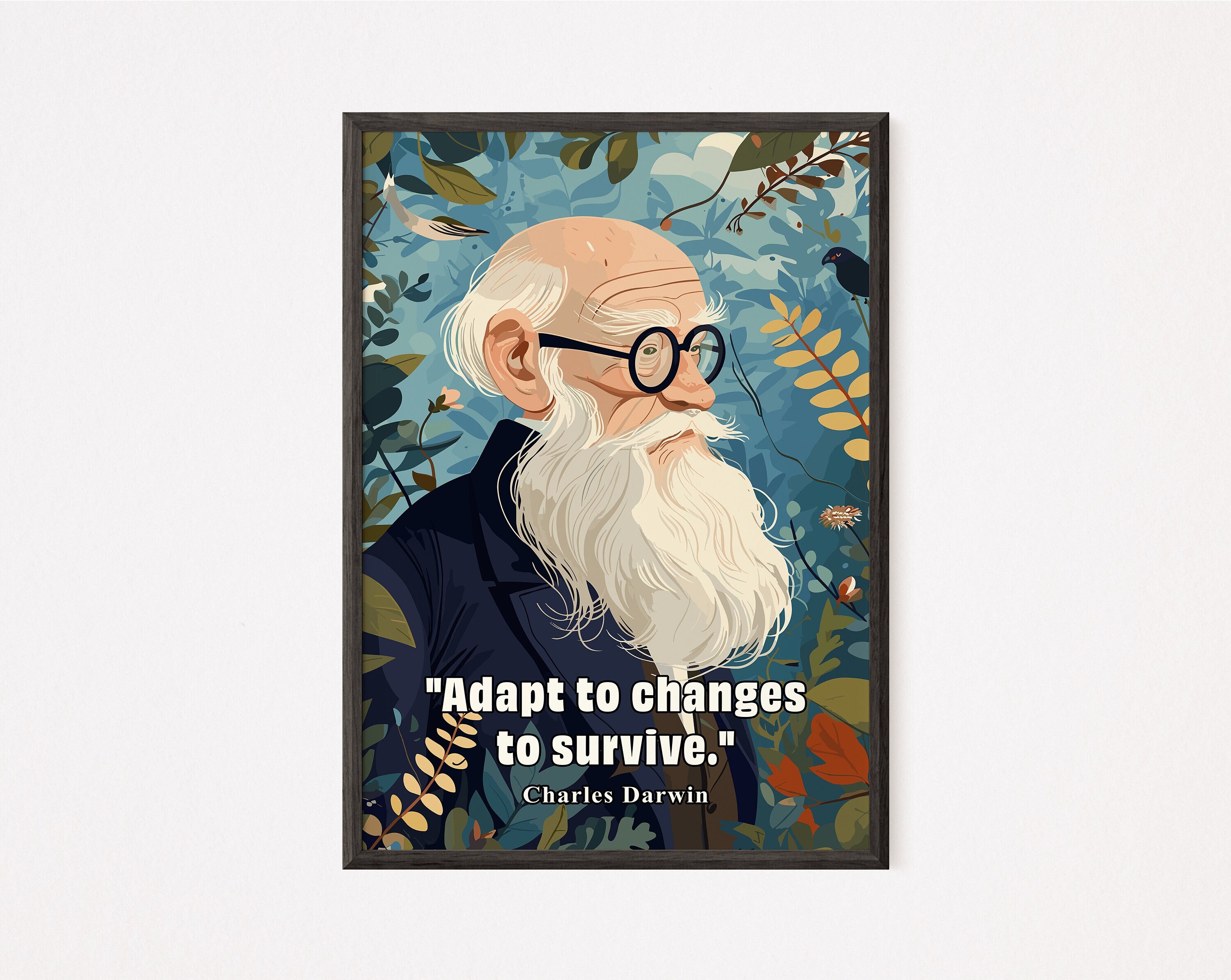 Charles Darwin - the History Icons - Empowering Poster for Teenagers ...