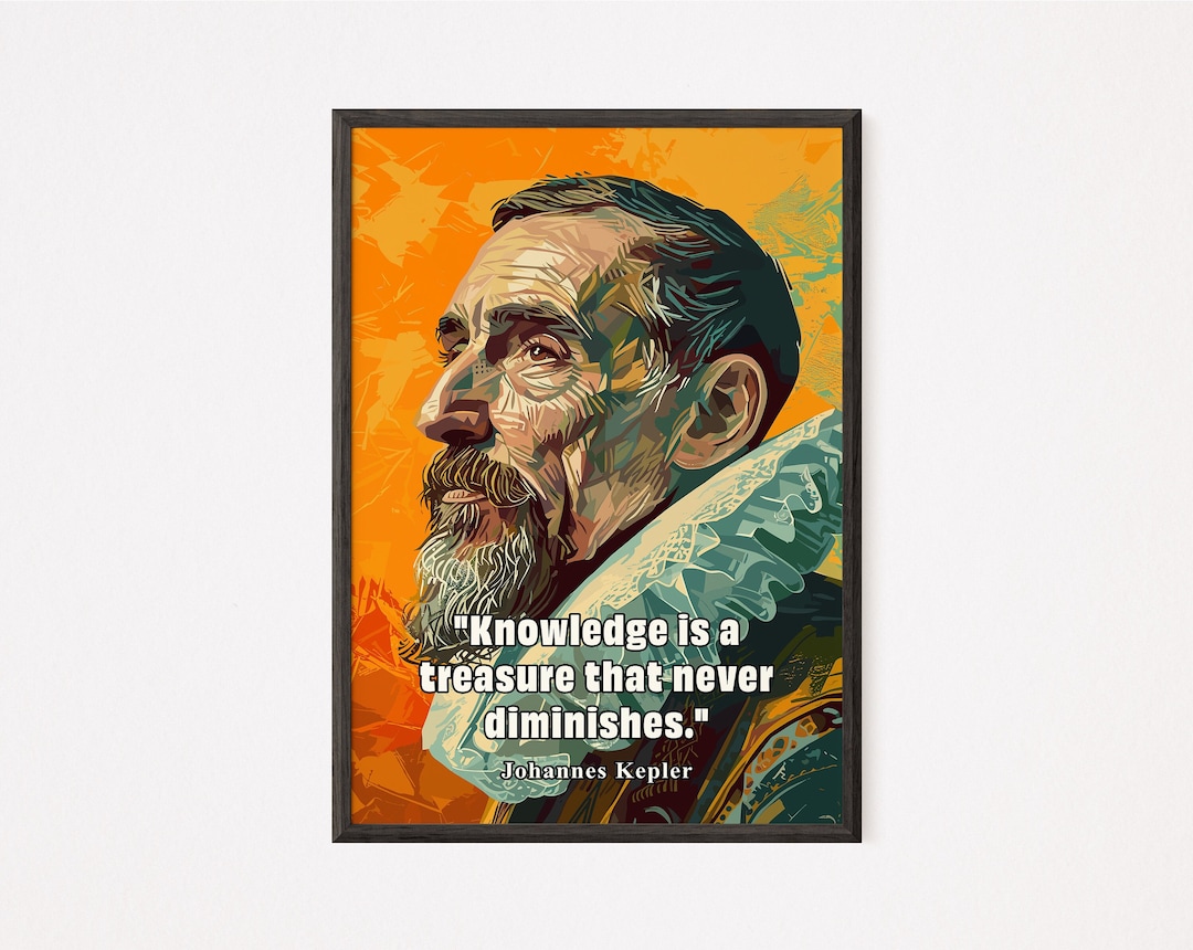 The History Icons - Johannes Kepler - Empowering Poster for Kids and ...