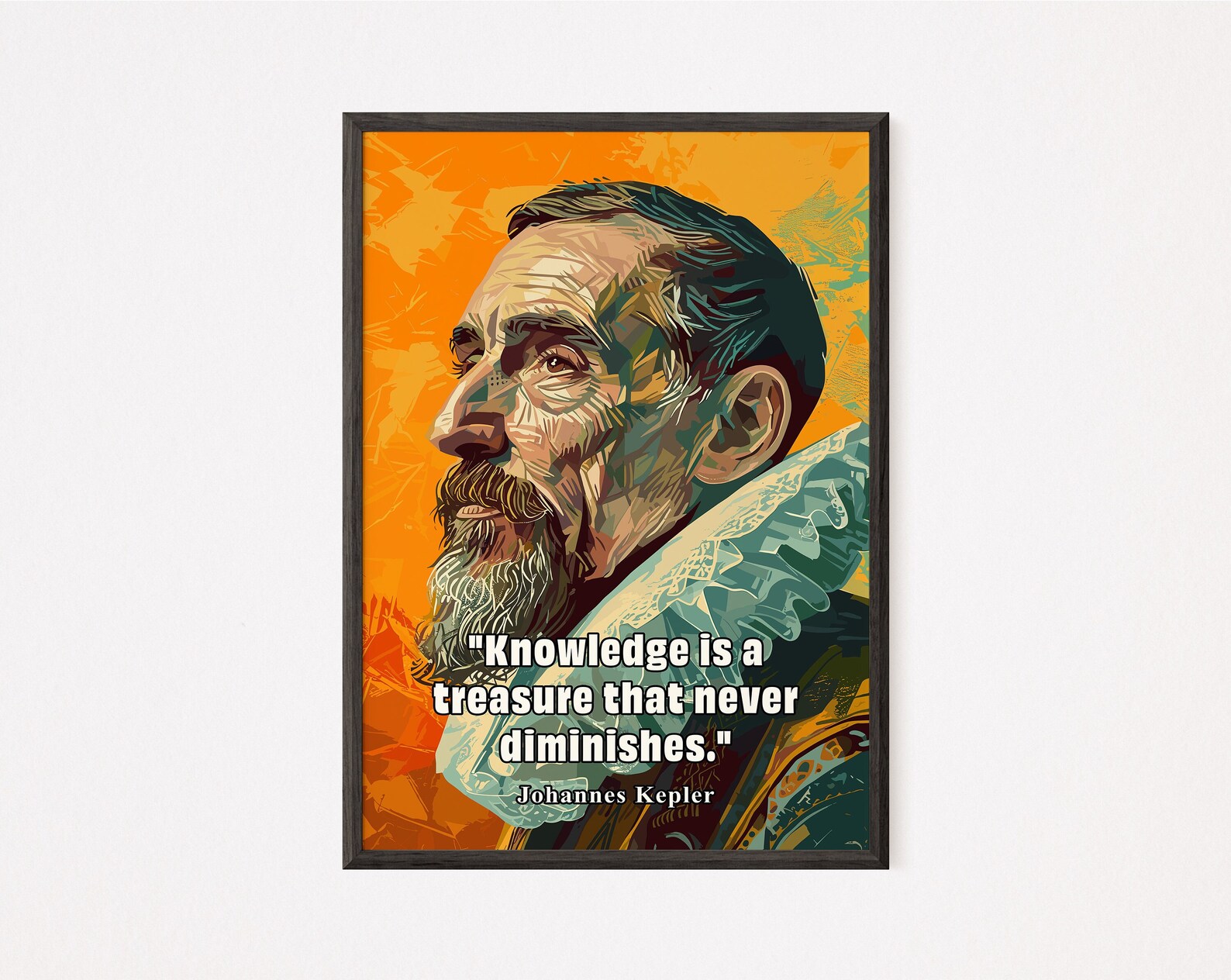 The History Icons - Johannes Kepler - Empowering Poster for Kids and ...