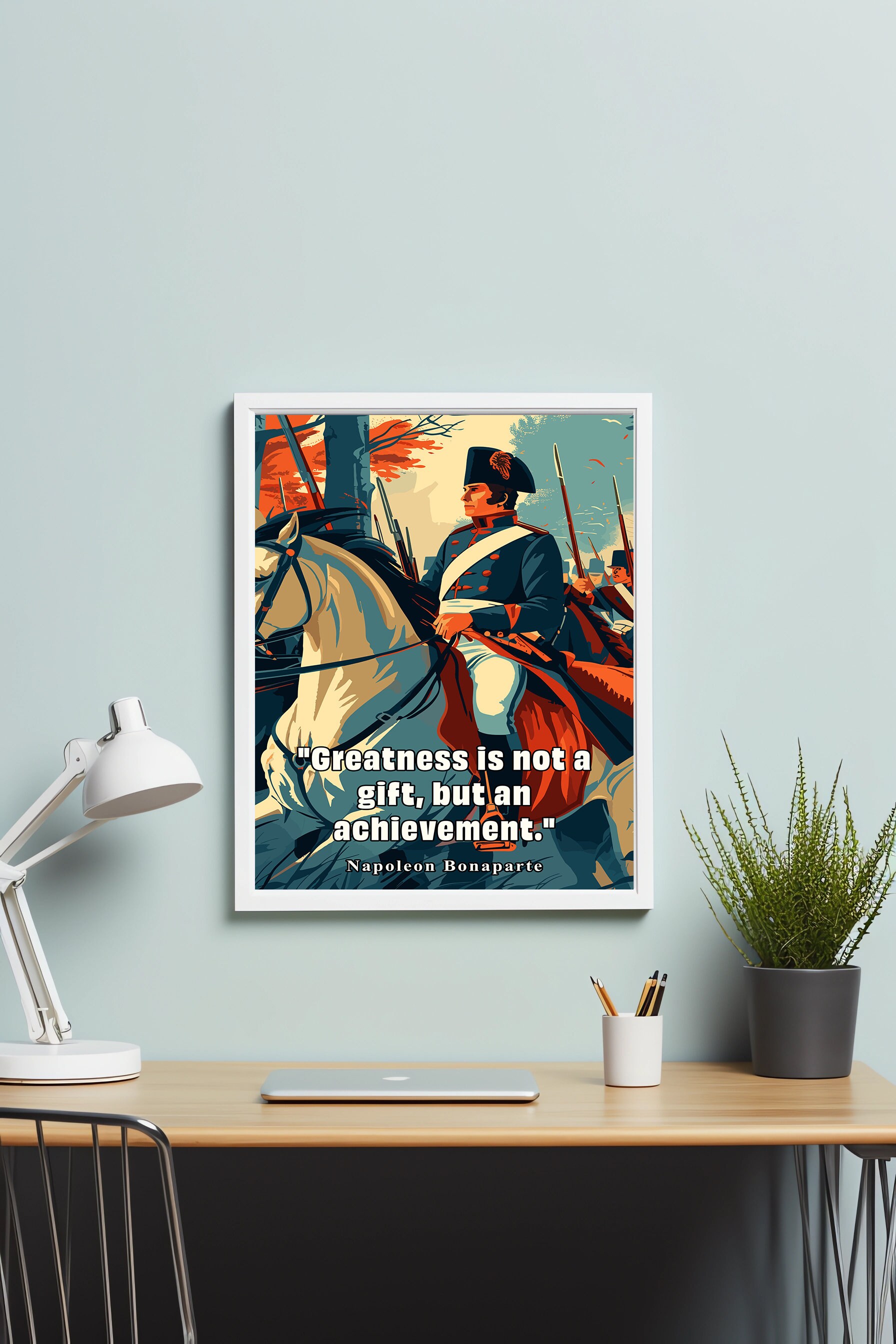 Napoleon Bonaparte - the History Icons - Empowering Poster for ...
