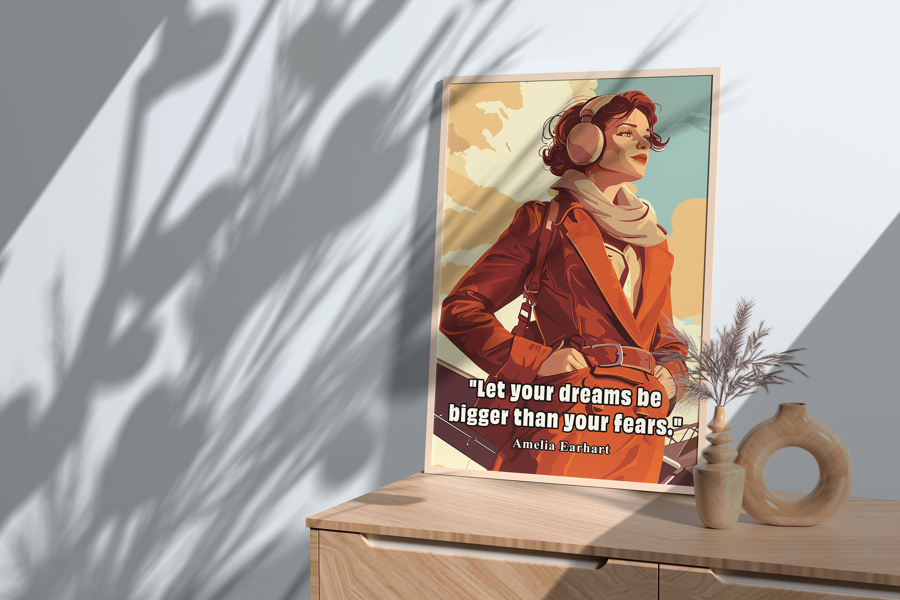 Amelia Earhart - the History Icons - Empowering Poster, Classrooms Art ...