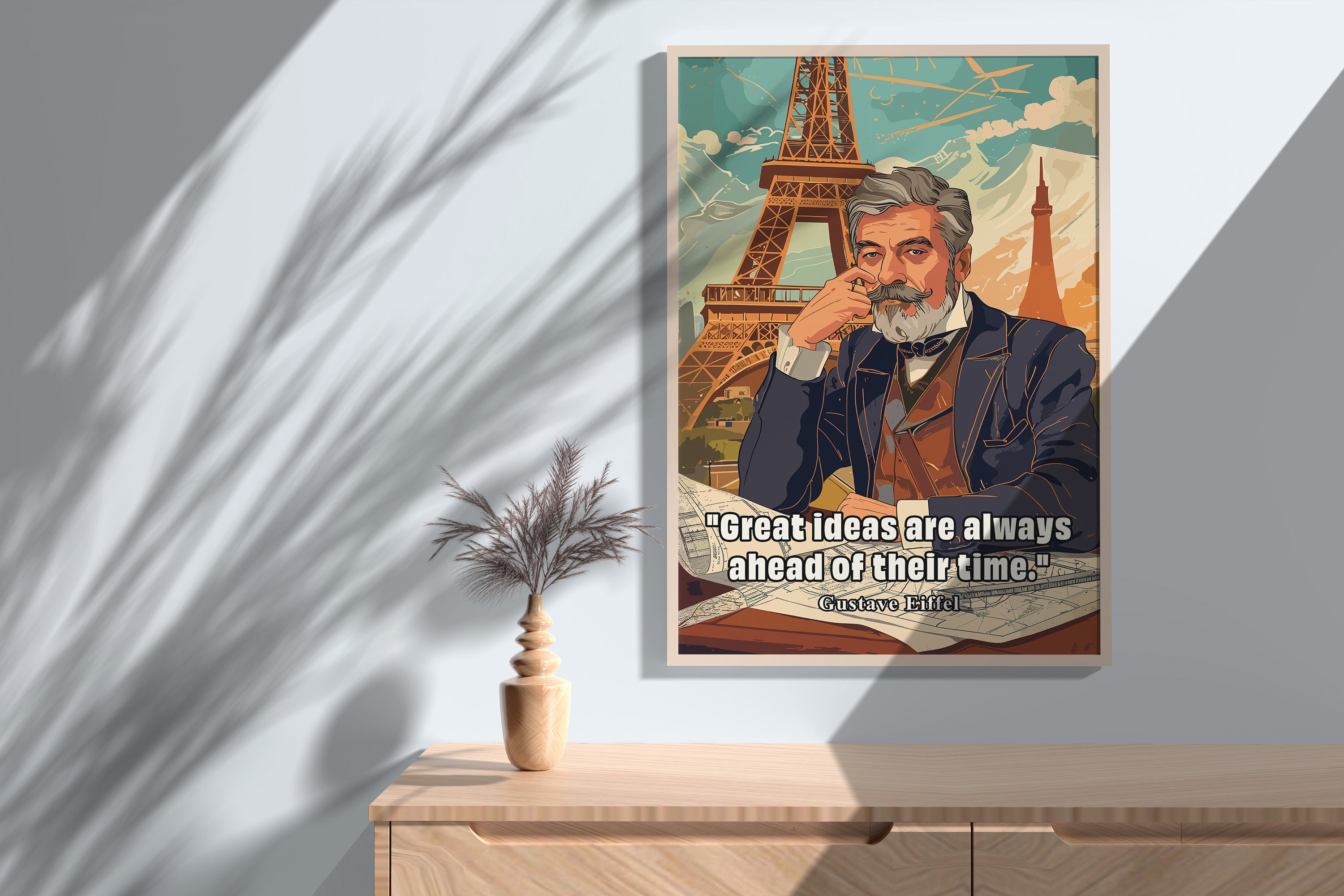 Gustave Eiffel the History Icons Empowering Poster for Teenagers ...