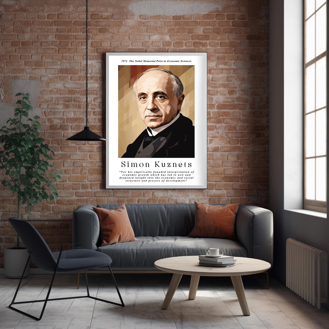 Buy Simon Kuznets Nobel Laureate Portrait: Economics Wall Decor ...