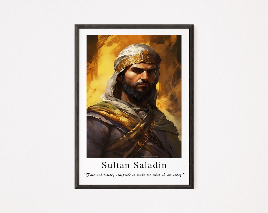 The History Icons - Sultan Saladin - Empowering Quote for Kids and Teenagers - Perfect for ...