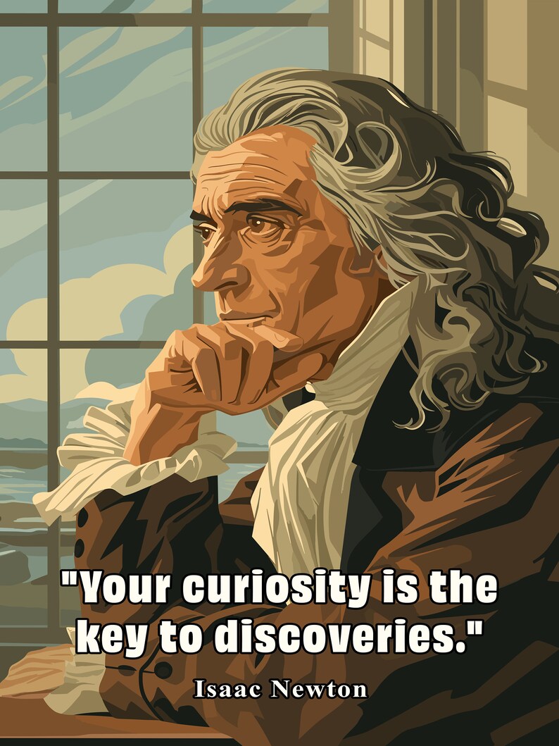The History Icons - Isaac Newton - Empowering Poster for Kids and ...