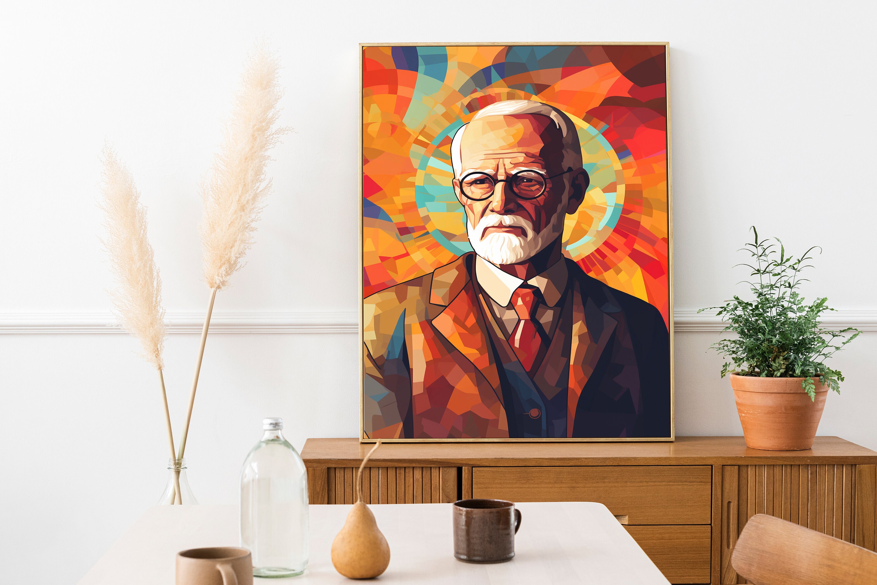 Art Deco Psychologists Digital Prints: B.F. Skinner, Carl Gustav Jung ...