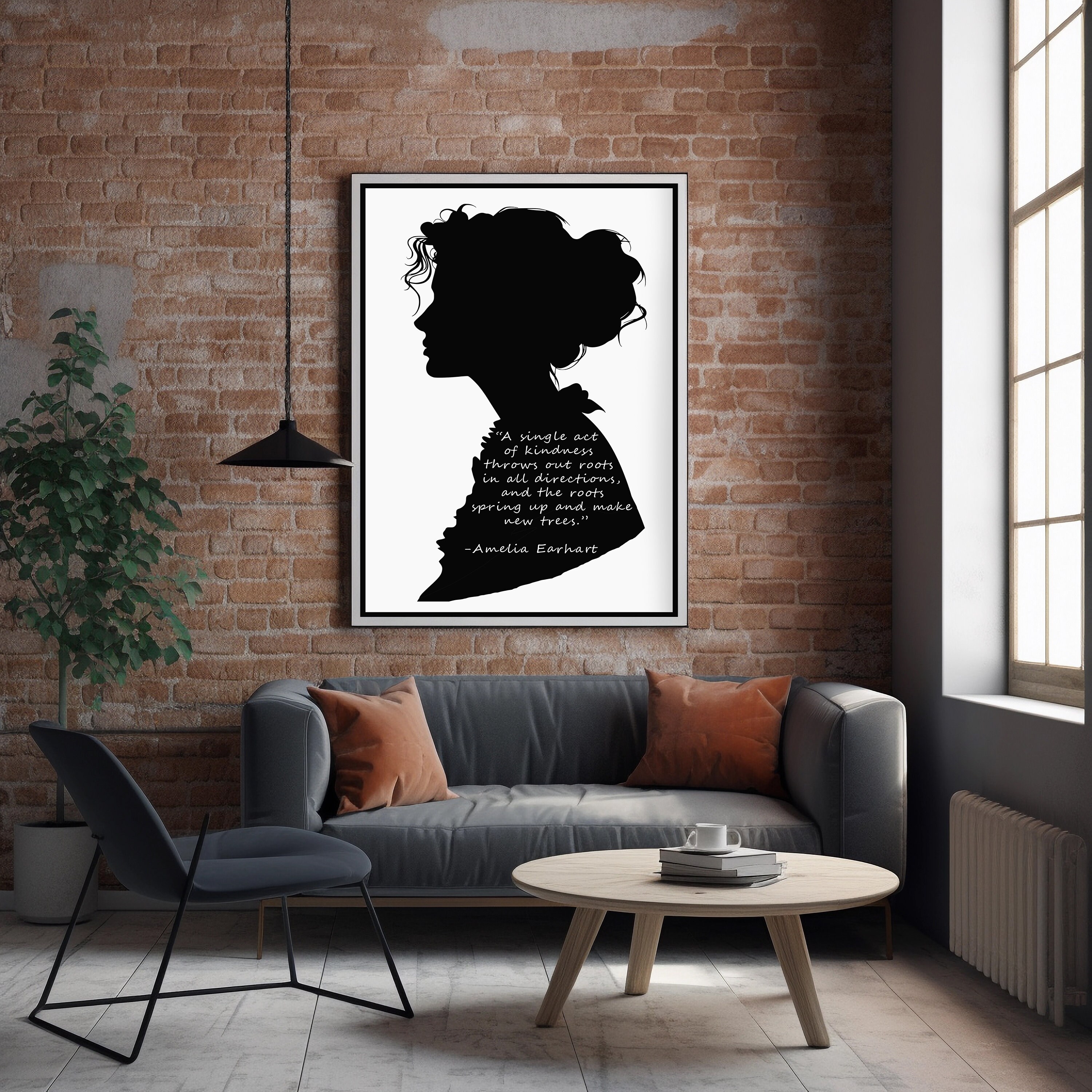 Amelia Earhart Quote Wall Art | Motivational Print | Digital Poster ...