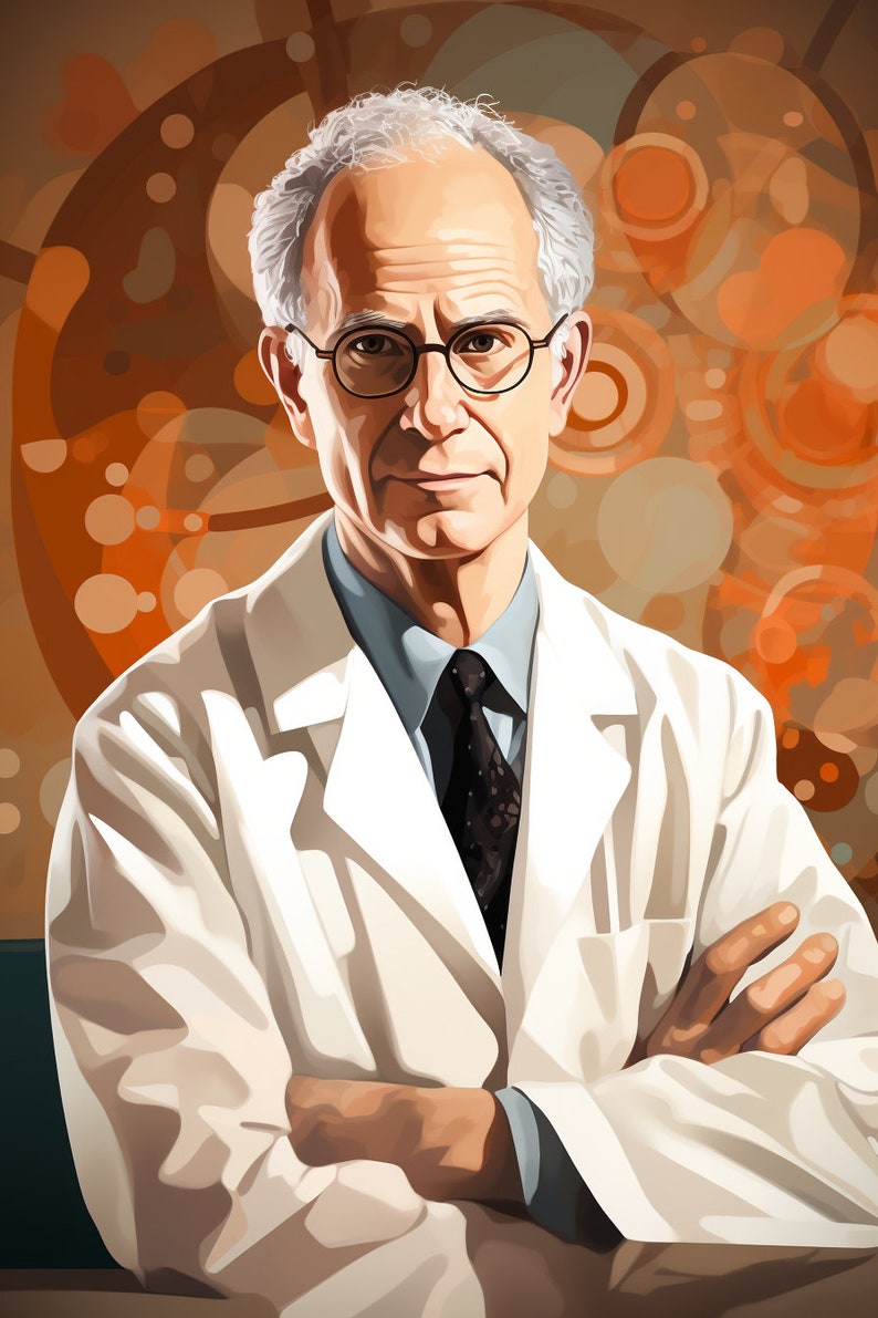 B.F. Skinner Art Deco Digital Print - Portrait of a Psychology Pioneer ...