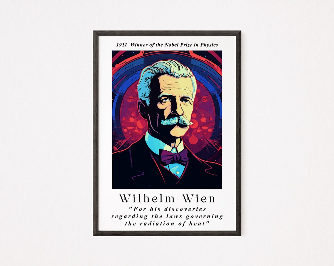 Wilhelm Wien Nobel Physics Print: STEM Classroom Decor (digital ...