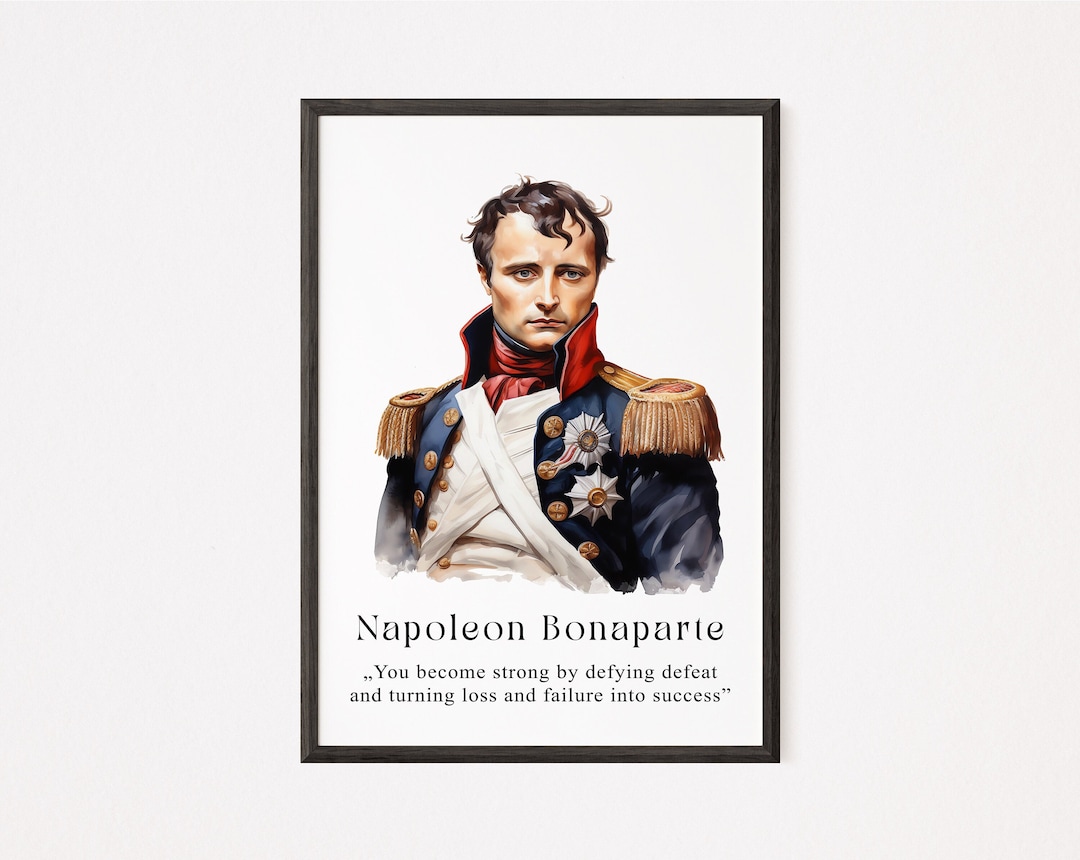 The History Icons - Napoleon Bonaparte - Empowering Quote for Kids and ...