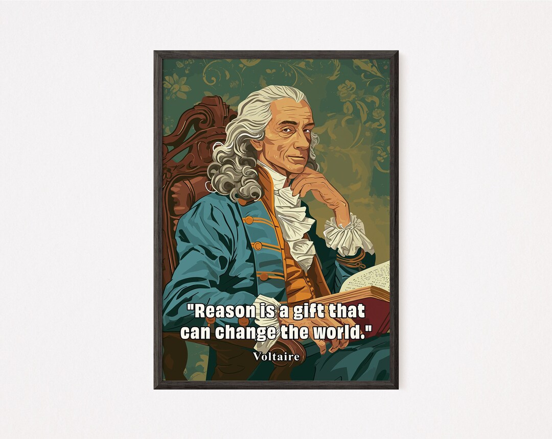 The History Icons - Voltaire - Empowering Poster for Teenagers ...