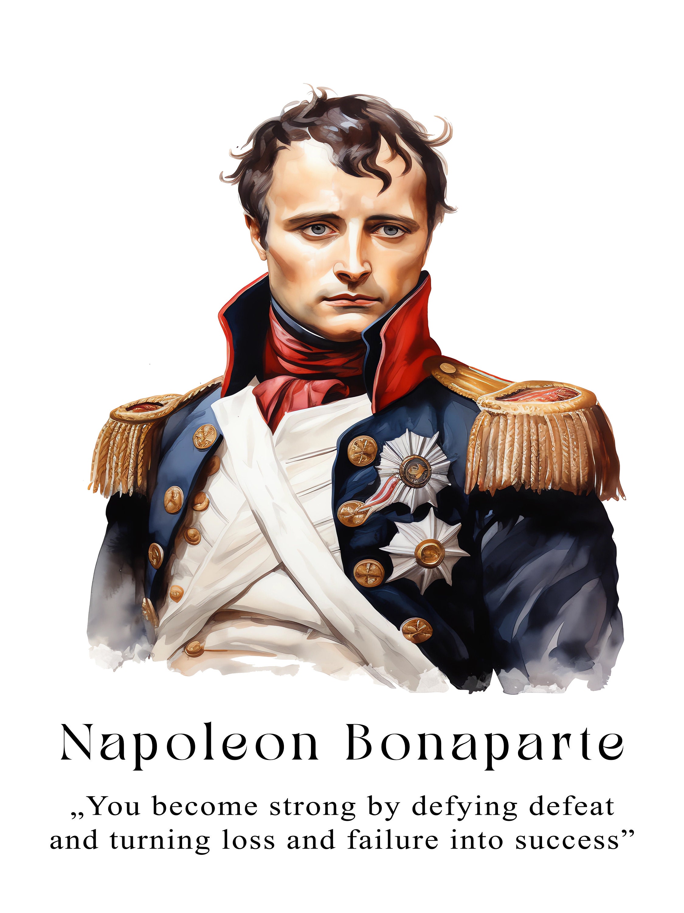 The History Icons Napoleon Bonaparte Empowering Quote for Kids and ...