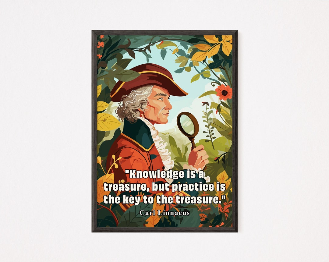 The History Icons - Carl Linnaeus - Empowering Poster for Teenagers ...